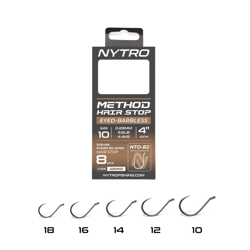 NTO-B2 BARBLESS METHOD HAIR-STOP READY TIED RIGS - NYTRO | Coarse ...